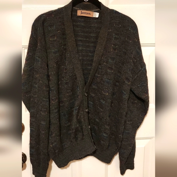 Jantzen | Sweaters | Vintage Jantzen Mens Button Down Sweater Size M ...